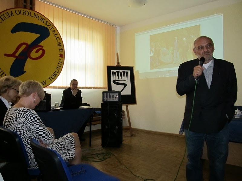 FOTOKRONIKA VII LO, lata 2007-2022: Alex Dancyg z Instytutu Yad Vashem ...